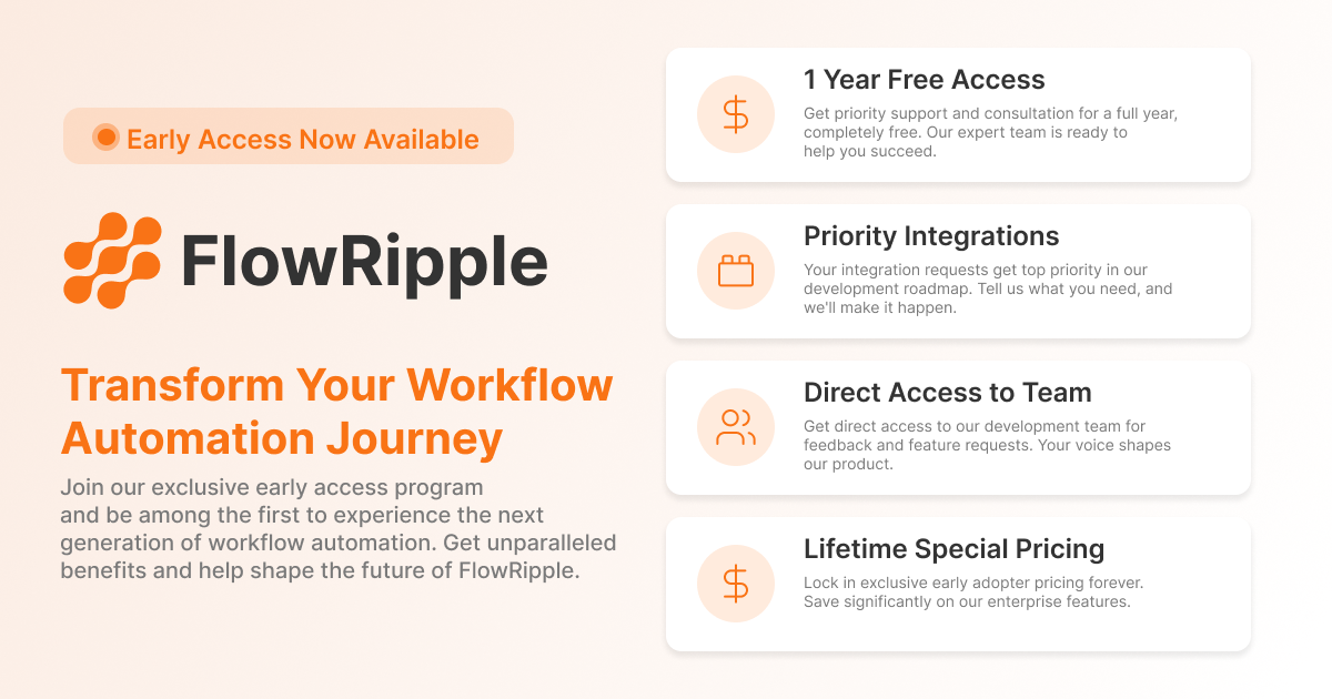 FlowRipple | Early Access Program FlowRipple | Early Access Program